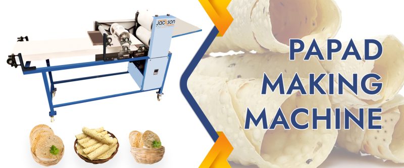 Jackson Machine: Panipuri, Samosa & Khakhra Making Machines